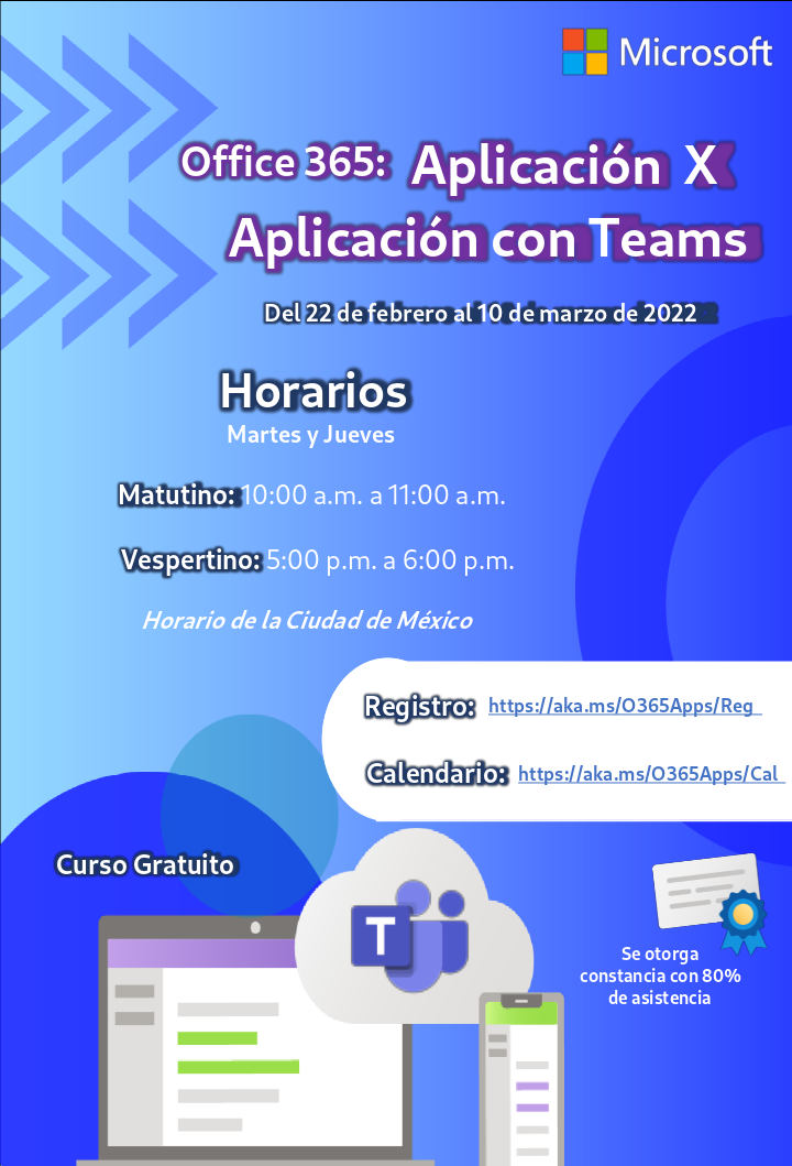 Office 365: Aplicación por Aplicación con Microsoft Teams – CETIS 146 – Río Blanco, Veracruz.